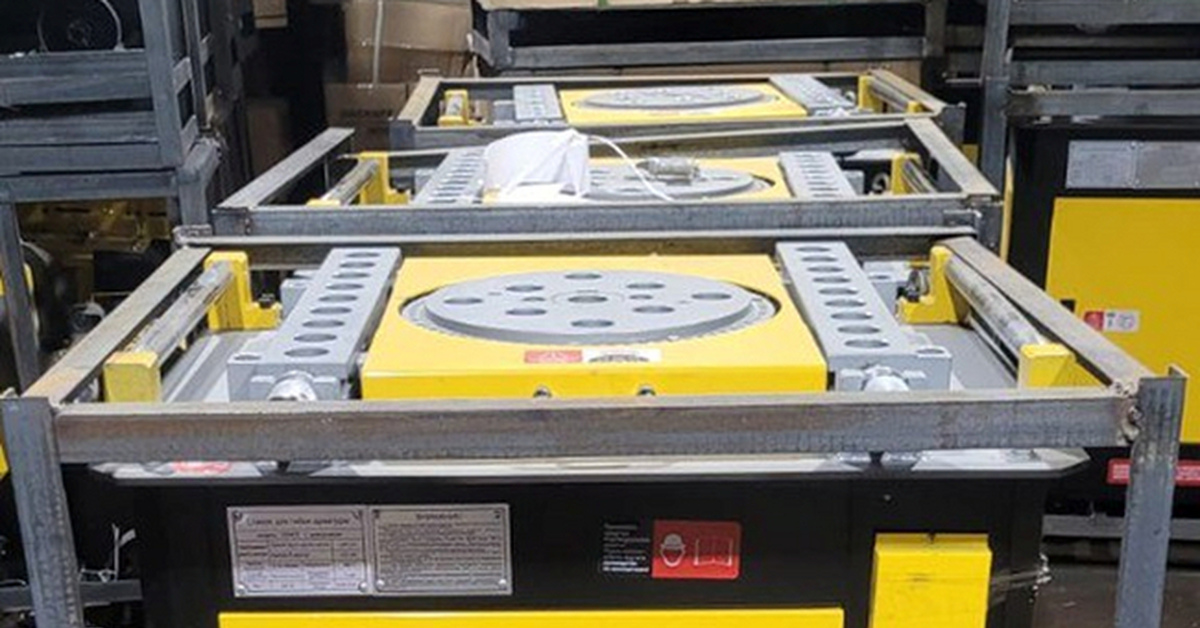 Станок GW 50Е PLAIBER: как гнуть арматуру в три прутка и не сломаться на морозе | Пикабу