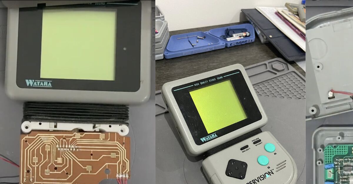 Ремонтирую Watara Supervision - забытого конкурента Game Boy. Не ...