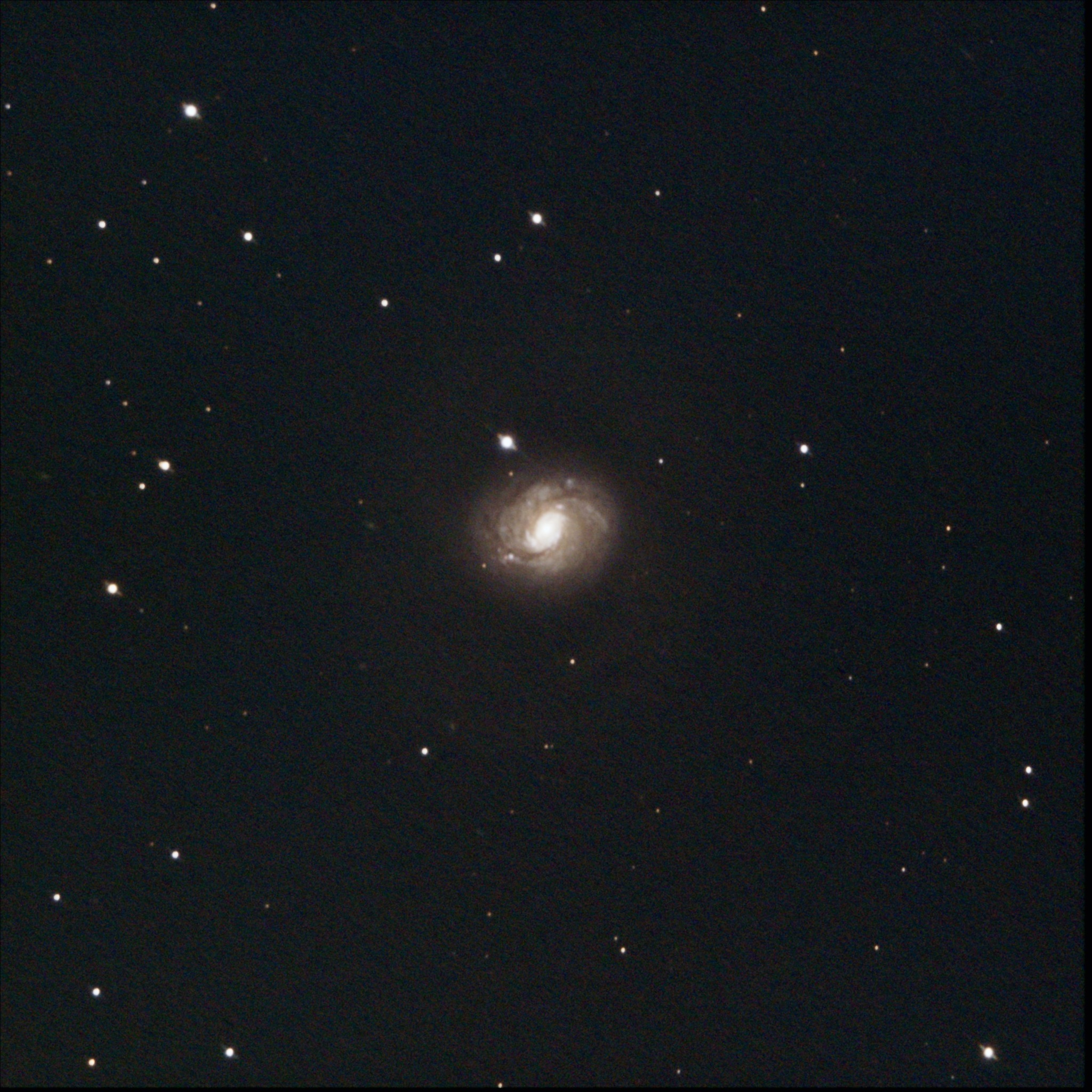 NGC1068 (M77) спиральная галактика. Показываю как выглядит в ...